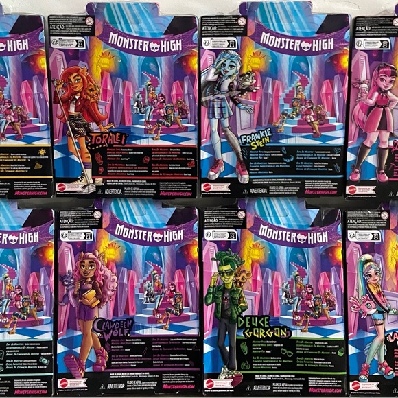 Mattel | Toys | Monster High G3 Reboot Complete Set Of 8 New | Poshmark